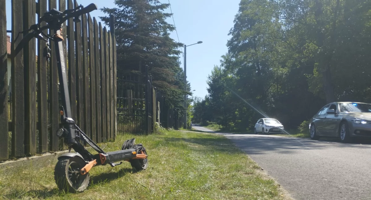 Wypadek na hulajnodze w Kamionie. Dziecko w szpitalu - wiadomości Wieluń